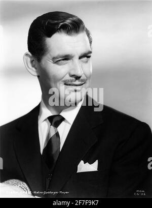 CLARK GABLE 1940 Portrait publicity for Metro Goldwyn Mayer Stock Photo ...