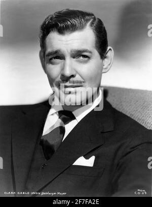 CLARK GABLE 1940 Portrait publicity for Metro Goldwyn Mayer Stock Photo ...
