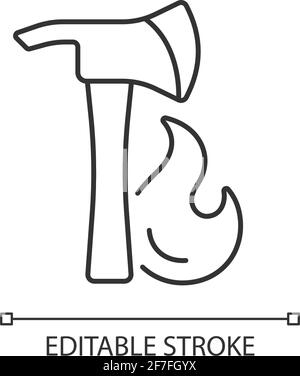 Pulaski axe linear icon Stock Vector Image & Art - Alamy