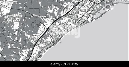 Urban vector city map of Greve, Denmark Stock Vector Image & Art - Alamy