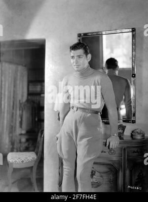 CLARK GABLE 1931 Portrait by GEORGE HURRELL publicity for Metro Goldwyn ...