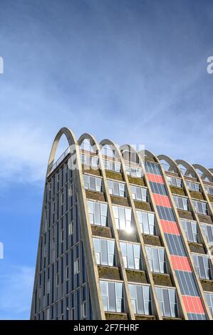 The grade II listed Hollings Building or the Toast Rack, formerly part ...