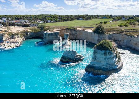 Torre Sant'Andrea, Lecce, Apulia, Italy, Europe Stock Photo - Alamy