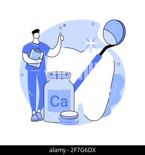 Uses of Calcium concept vector illustration Stock Vector Image & Art ...
