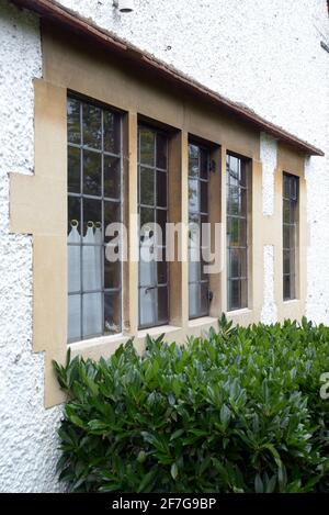 Voysey House Windows Hertfordshire England Stock Photo - Alamy