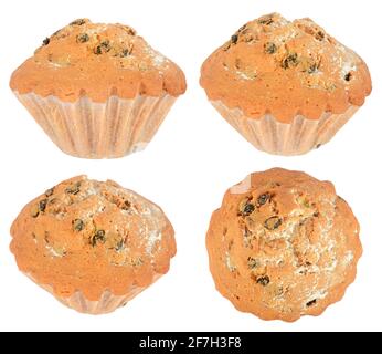 Fresh biscuit cake with raisins on the table Stock Photo - Alamy