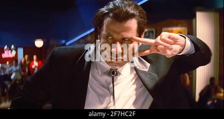 John Travolta / Pulp Fiction 1994 directed by Quentin Tarantino Stock ...