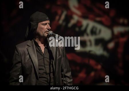 Milan Fras, Laibach lead singer Stock Photo - Alamy