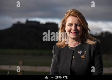 Stirling, Scotland, UK. 7th Apr, 2021. PICTURED: Stephanie Reilly, Alba ...