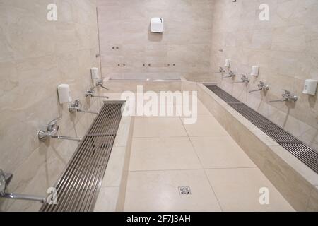 Muslim bath located in the premises of a mosque used for ablution ...