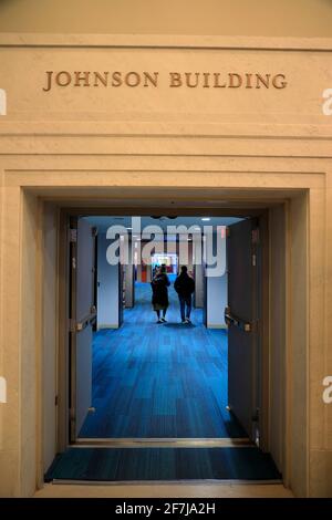 The Johnson Building at the Boston Public Library (BPL), designed by ...