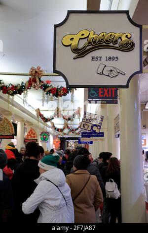 Boston tourist attraction Cheers bar and restaurant has replica of the ...