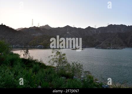 Al Rafisah Dam Khorfakkan United Arab Emirates March 22 2021 the view ...