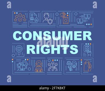 Consumer rights word concepts banner Stock Vector Image & Art - Alamy
