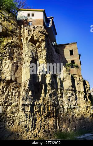 Tbilisi, Georgia - August 20, 2020: Old town in Tbilisi, Georgia after ...