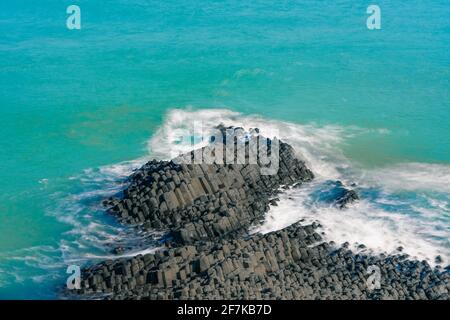 The volcanic coastline view in Zhangzhou, China Stock Photo - Alamy