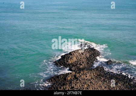 The volcanic coastline view in Zhangzhou, China Stock Photo - Alamy