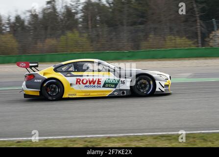 08 April 2021, Baden-Wuerttemberg, Hockenheim: DTM Test Drives at the ...