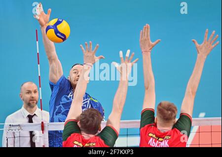Final Six Volleyball Championship of Russia. Lokomotiv (Novosibirsk) vs ...