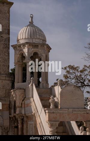 Jerusalem. Pulpit on the platform of the Mosque of Omar. Engraving by ...