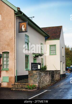 UK, England, Somerset, Nether Stowey, Samuel Taylor Coleridge’s Cottage ...