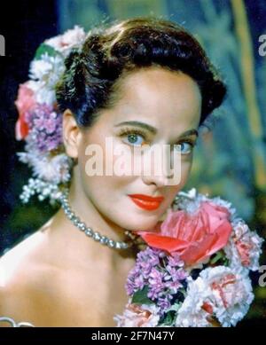 MERLE OBERON (1911-1979) British film actress about 1938 Stock Photo ...