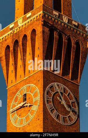 Waterbury Union Station Clocktower Waterbury, Connecticut, USA Stock ...