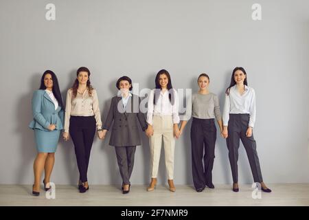 team business woman hands working and holding business graph ...