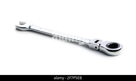 ratchet wrench isolated on white background Stock Photo - Alamy