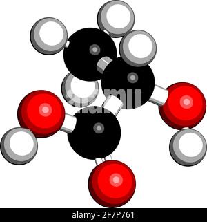 Polylactic acid, polylactide, PLA molecule. It is polymer, bioplastic ...