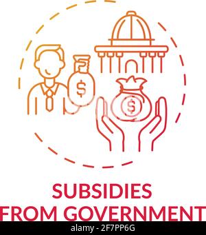 Subsidies concept icon Stock Vector Image & Art - Alamy