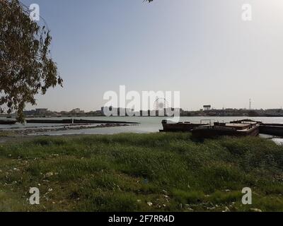 basra, Iraq - april 8, 2016: landscape photo in basra city Stock Photo ...