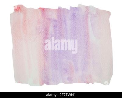 Abstract violet pink watercolor stain for background. Expressive ...