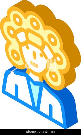 perm hair color icon vector illustration color Stock Vector Image & Art ...