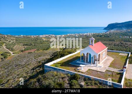 Views of traditional greek village of Milatos, Crete, Greece Stock ...
