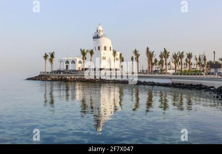 Jeddah Island Mosque is one of the famed mosques of Saudi Arabia Stock ...