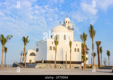 Jeddah Island Mosque is one of the famed mosques of Saudi Arabia Stock ...