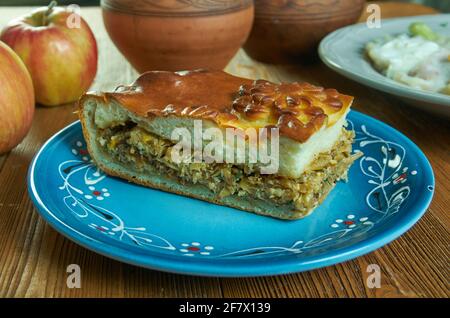 Kaalipiirakka - Finnish cabbage pasty Stock Photo - Alamy