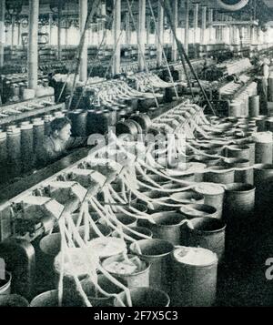 Cotton Mill Interior Stock Photo - Alamy