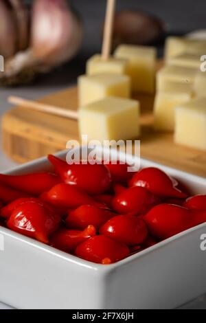 Peruvian spicy sweet drop peppers Stock Photo - Alamy