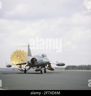 Lockheed RF-104G Starfighter of 306 Squadron with on the tail the Logo ...
