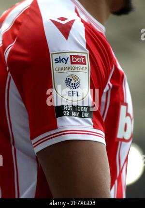 A general view of the Birmingham City crest on the stadium before the ...