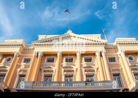 Provincial Government Palace, exterior building architecture, Santiago ...
