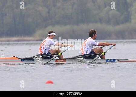 Melvin Twellaar, Stefan Broenink (NED), silver medal, Men's Double ...