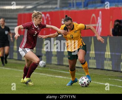Wiesbaden, Germany. 10th Apr, 2021. Football, Women: Internationals ...