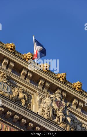 The French Flag 'Tricolor' Paris France Stock Photo - Alamy