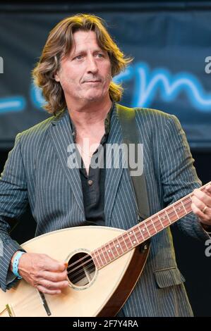 Steve Knightley of Show of Hands folk music band at the Party to ...