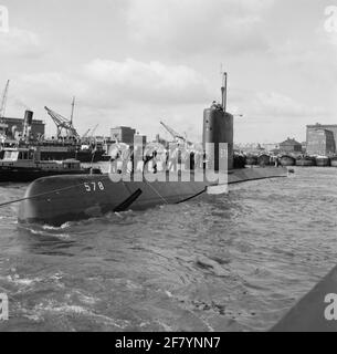 The port of Rotterdam in March 1958 with the British royal hunting Hmy ...