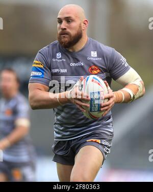 Catalans' Gil Dudson during the Betfred Super League match at the John ...