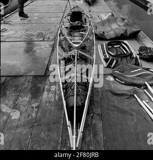 Mounting a kayak for the Amphibious section of the Marines Corps ...